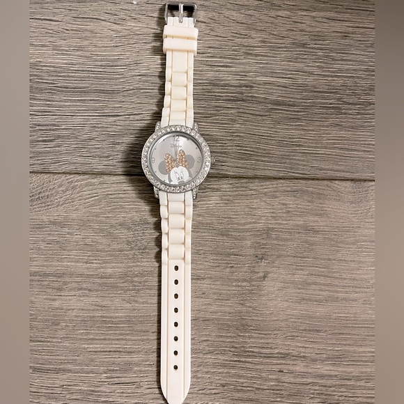 Disney | Accessories | Minnie Mouse Silver Watch | Poshmark